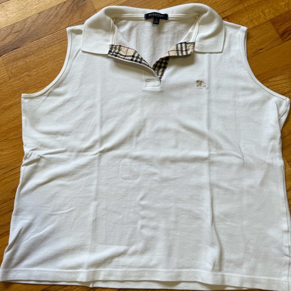 Burberry | Tops | Burberry Collard Tank Top Authentic Burberry | Poshmark